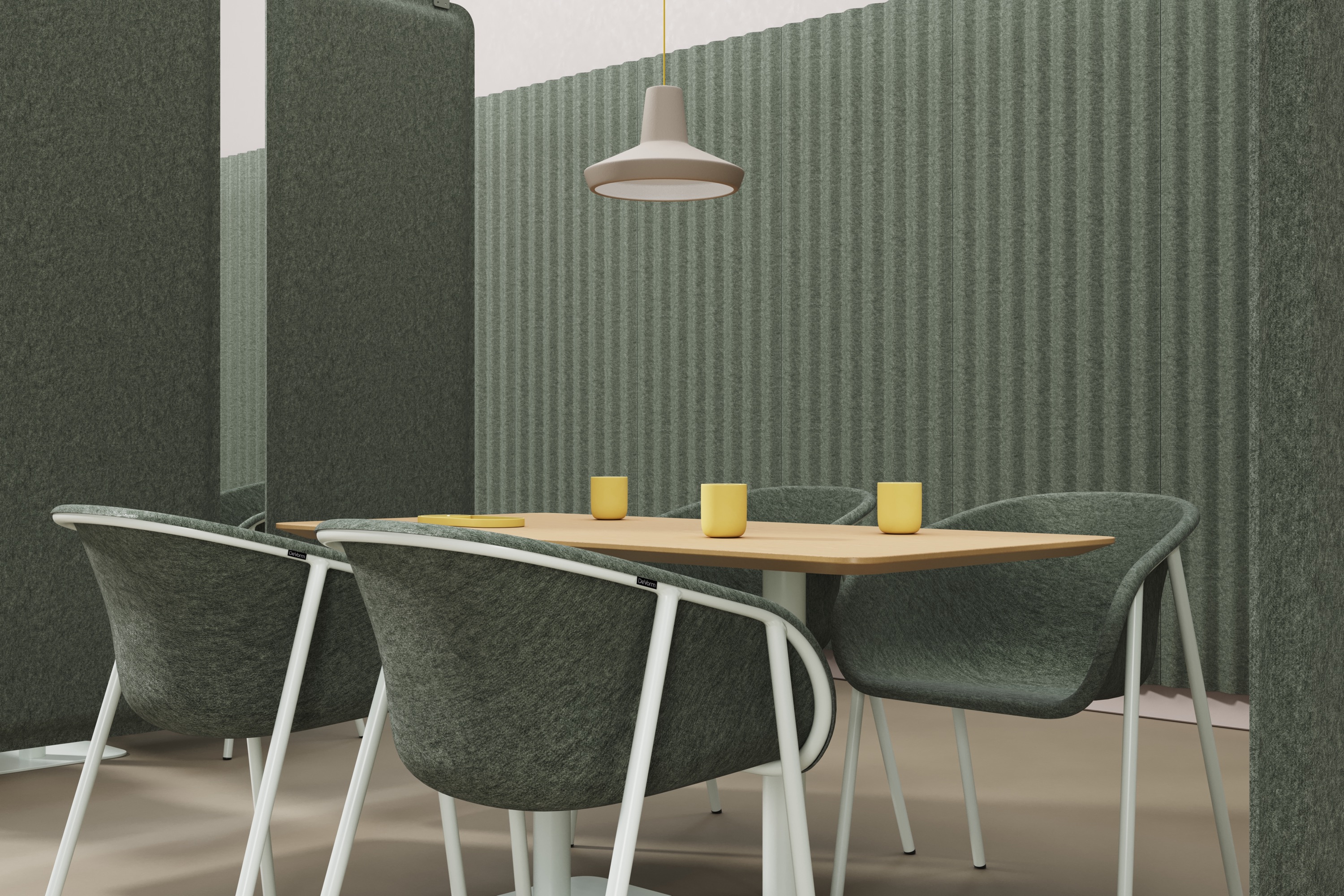 AK 3 & AK 4 PET Felt Room Dividers | De Vorm